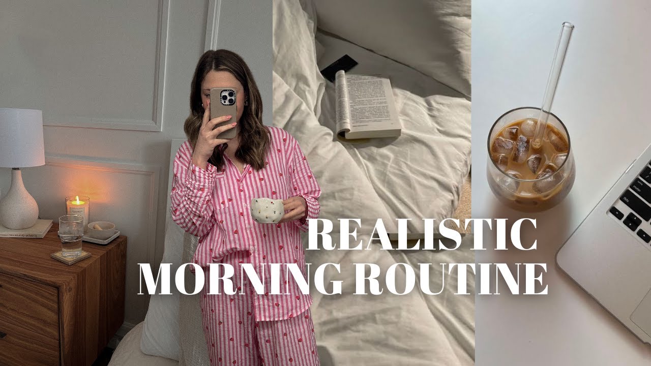7AM REALISTIC morning routine (from a non-morning person lol) - YouTube