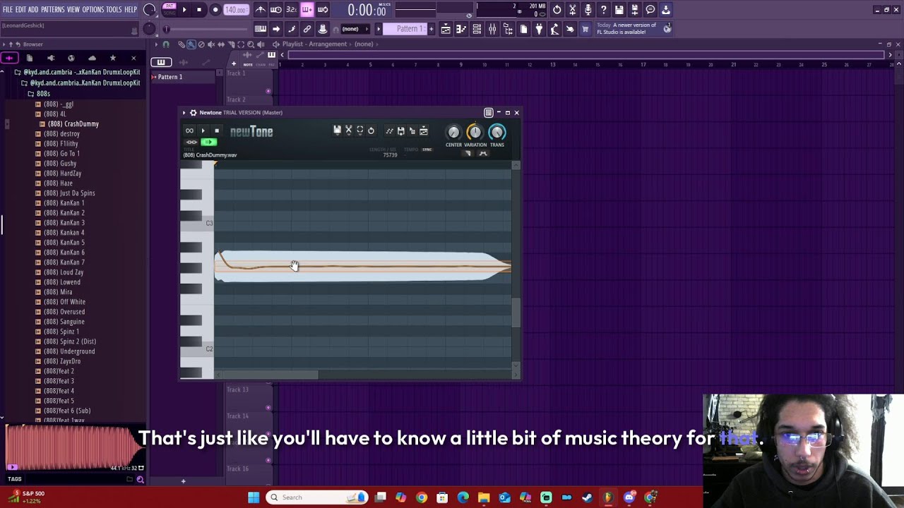 How to Pitch Correct & Tune 808s in FL Studio 2025 - YouTube