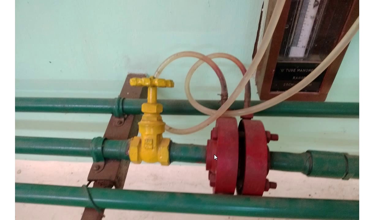 Flow measurement - Orifice meter Lab experiment - YouTube