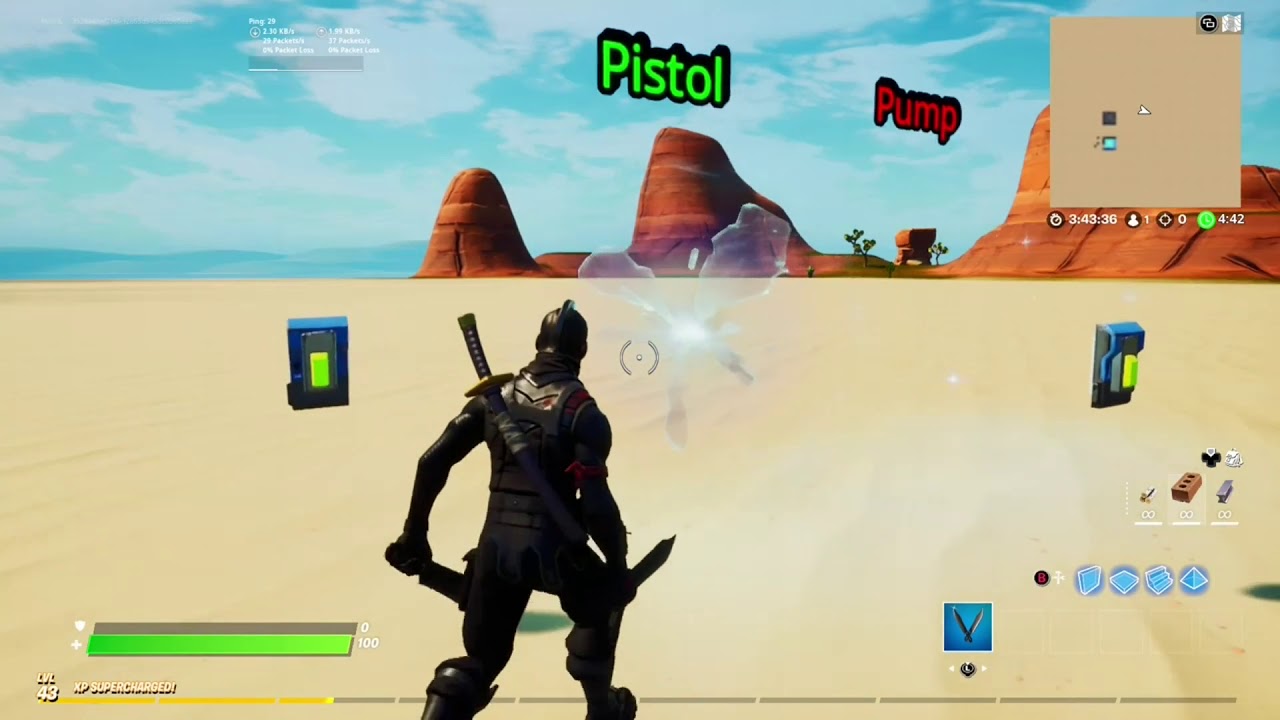 how to get a gun from a rift in fortnite creative - YouTube