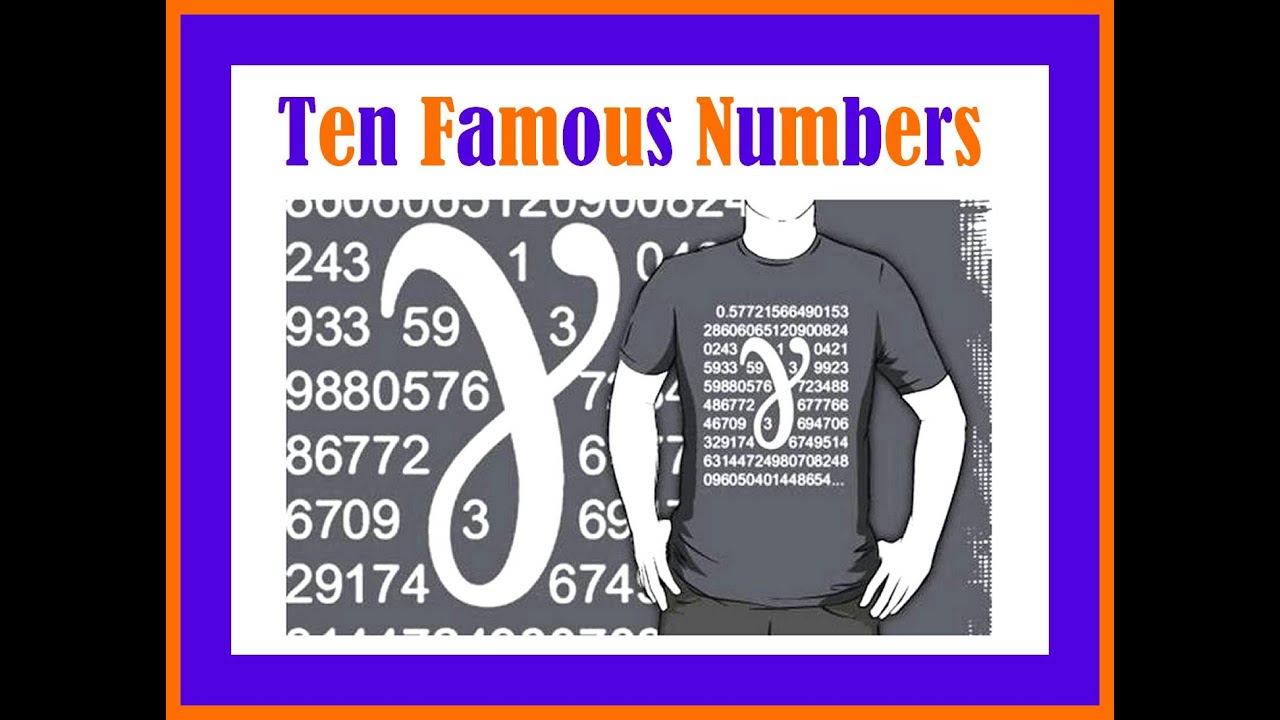 ஜ۩۞۩ஜ The Ten Famous Numbers all Over The World ஜ۩۞۩ஜ - YouTube