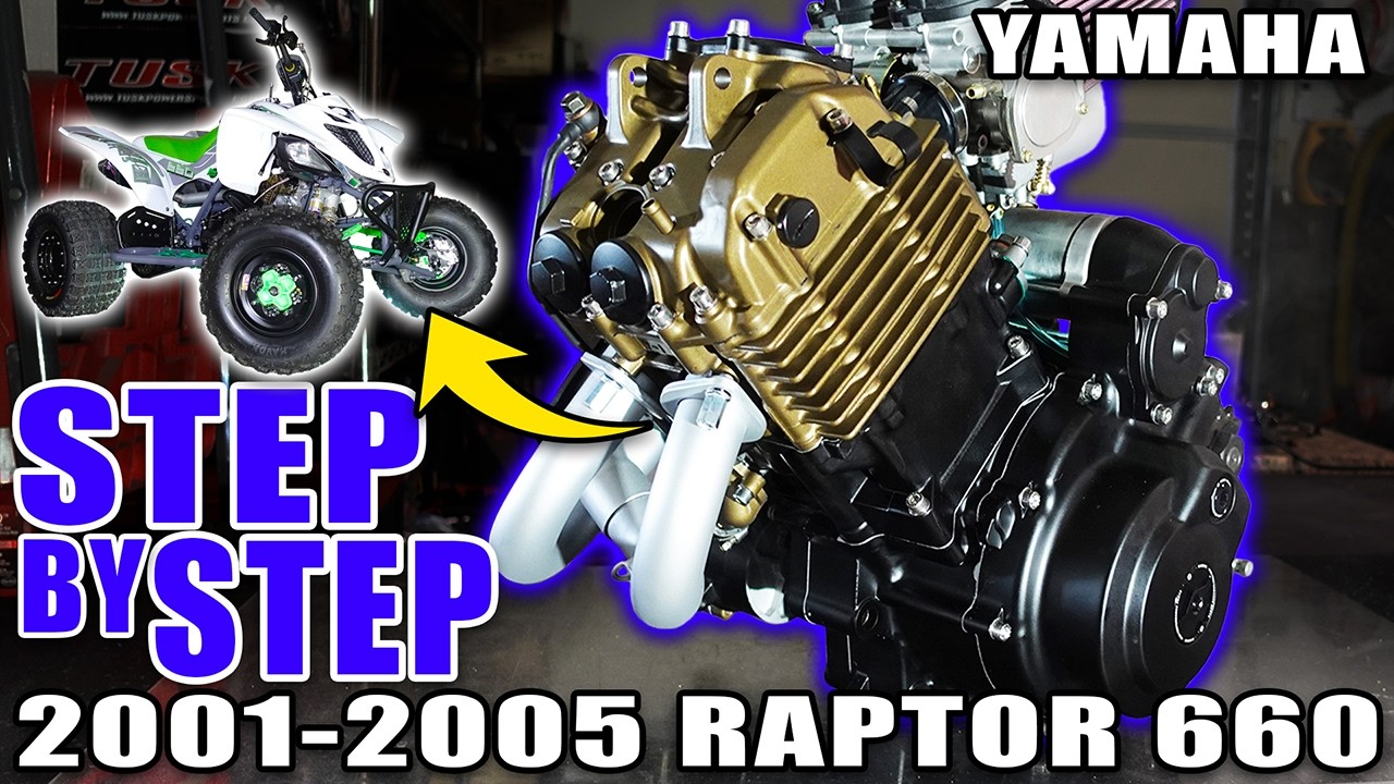 How to Build a Yamaha Raptor 660 Engine | 2001 - 2005 Full Build Step ...
