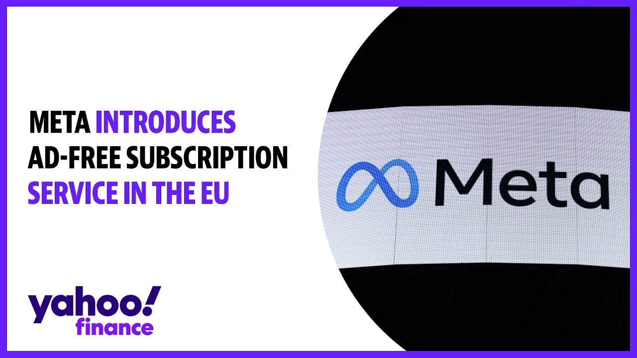 Meta introduces ad-free subscription service in the EU - YouTube