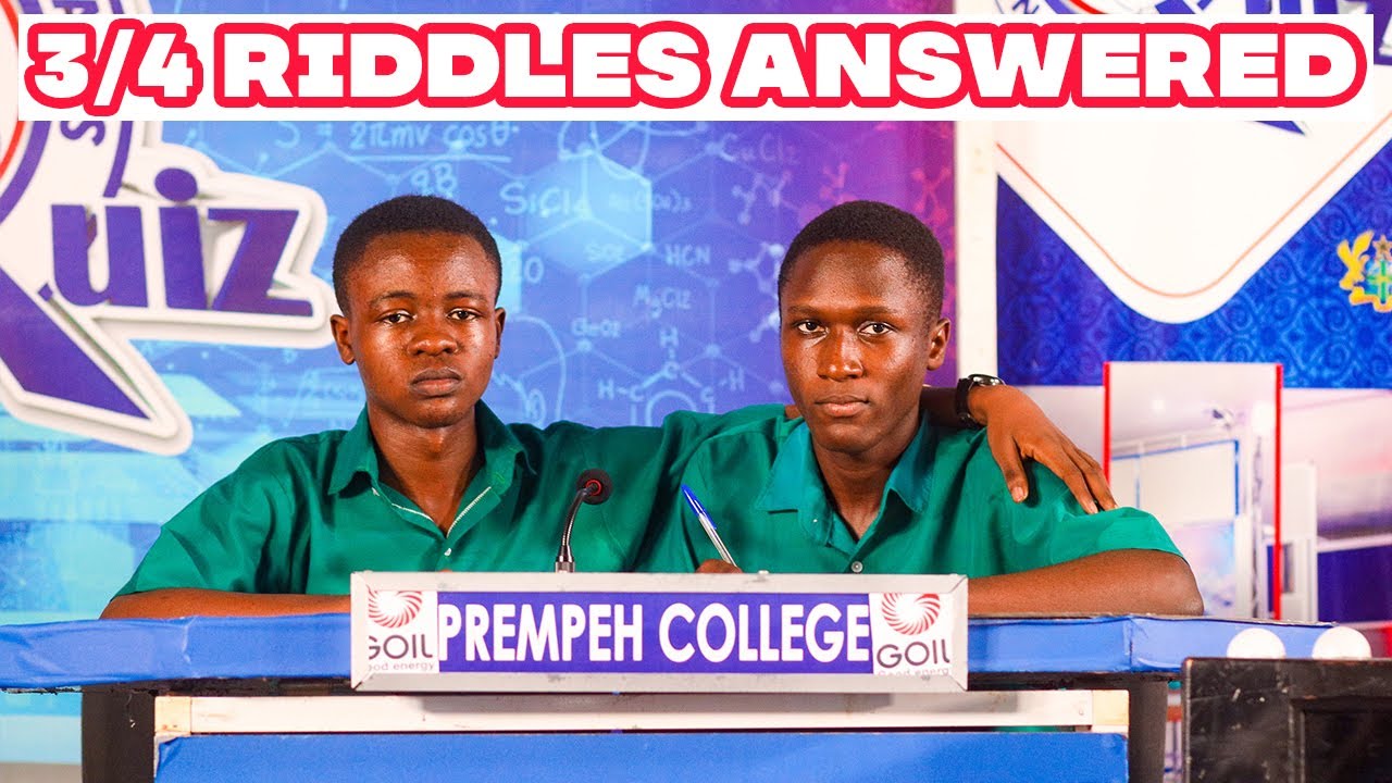 Prempeh College Answered 3 riddles correctly in NSMQ 2024 Ashanti ...
