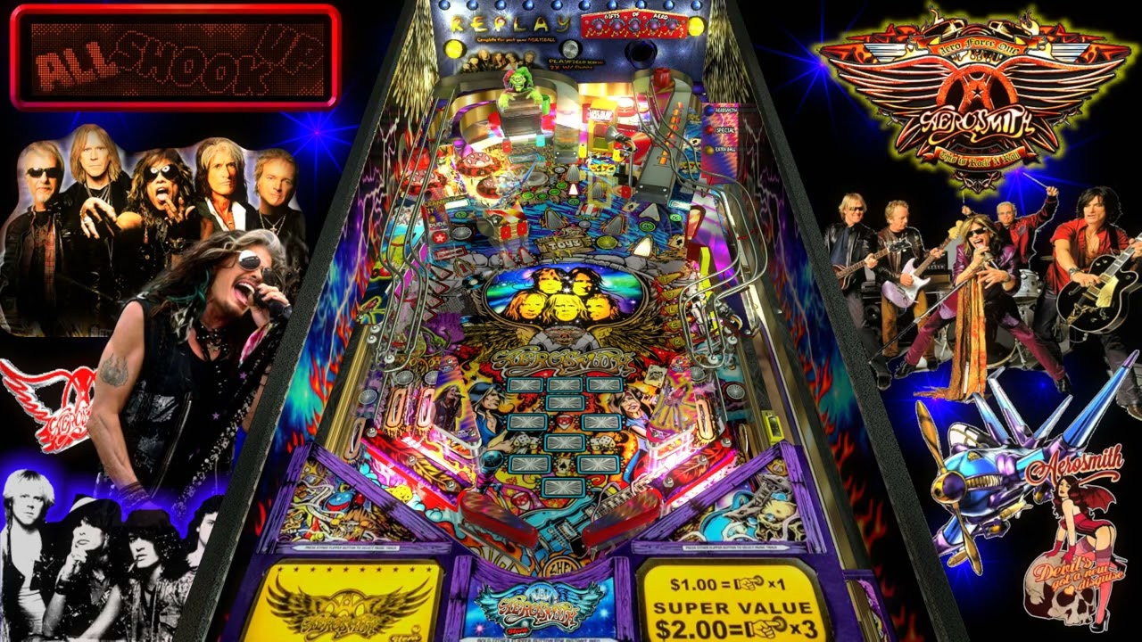 Aerosmith (MOD with Altsound) Pinball VPX - YouTube