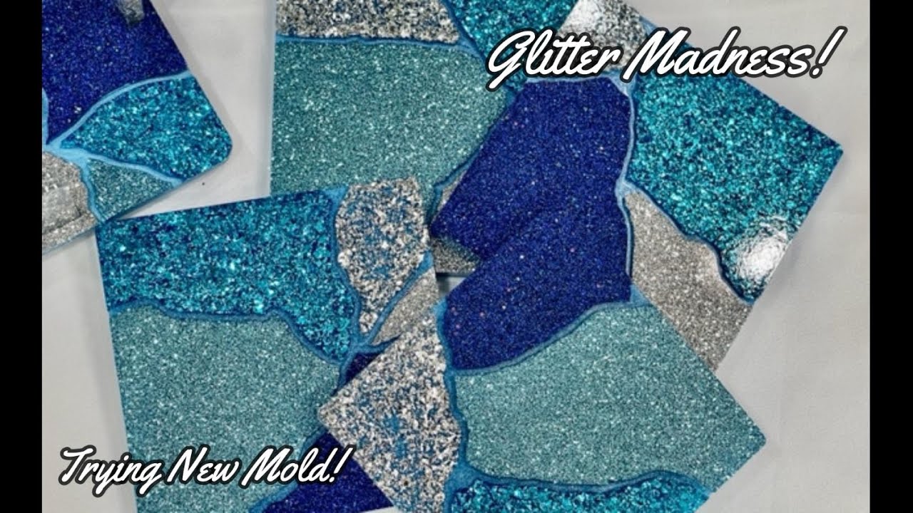 #323 Absolutely Stunning Glitter Coasters Using My Glitter Collection ...