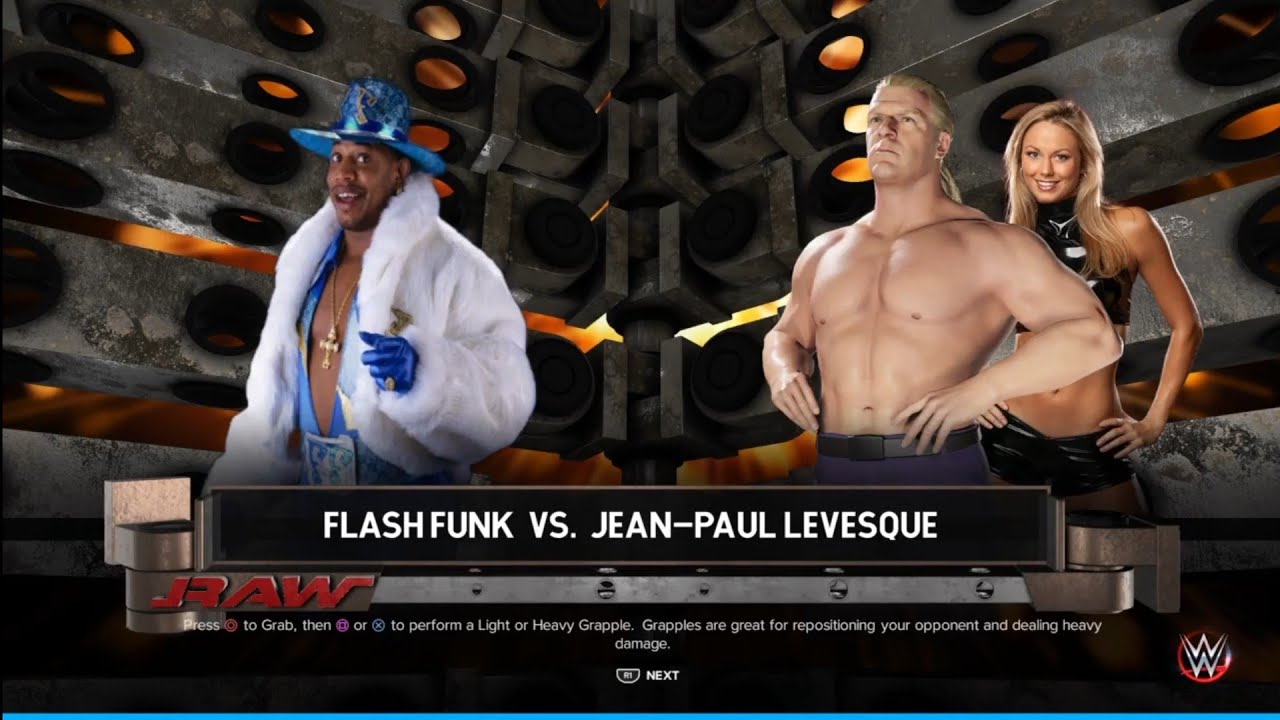 Flash Funk vs Hunter Hurst Helmsley. Raw is War. WWE 2K23 - YouTube