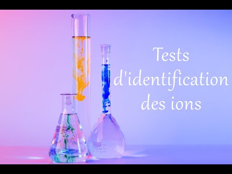 Test d'identification des ions