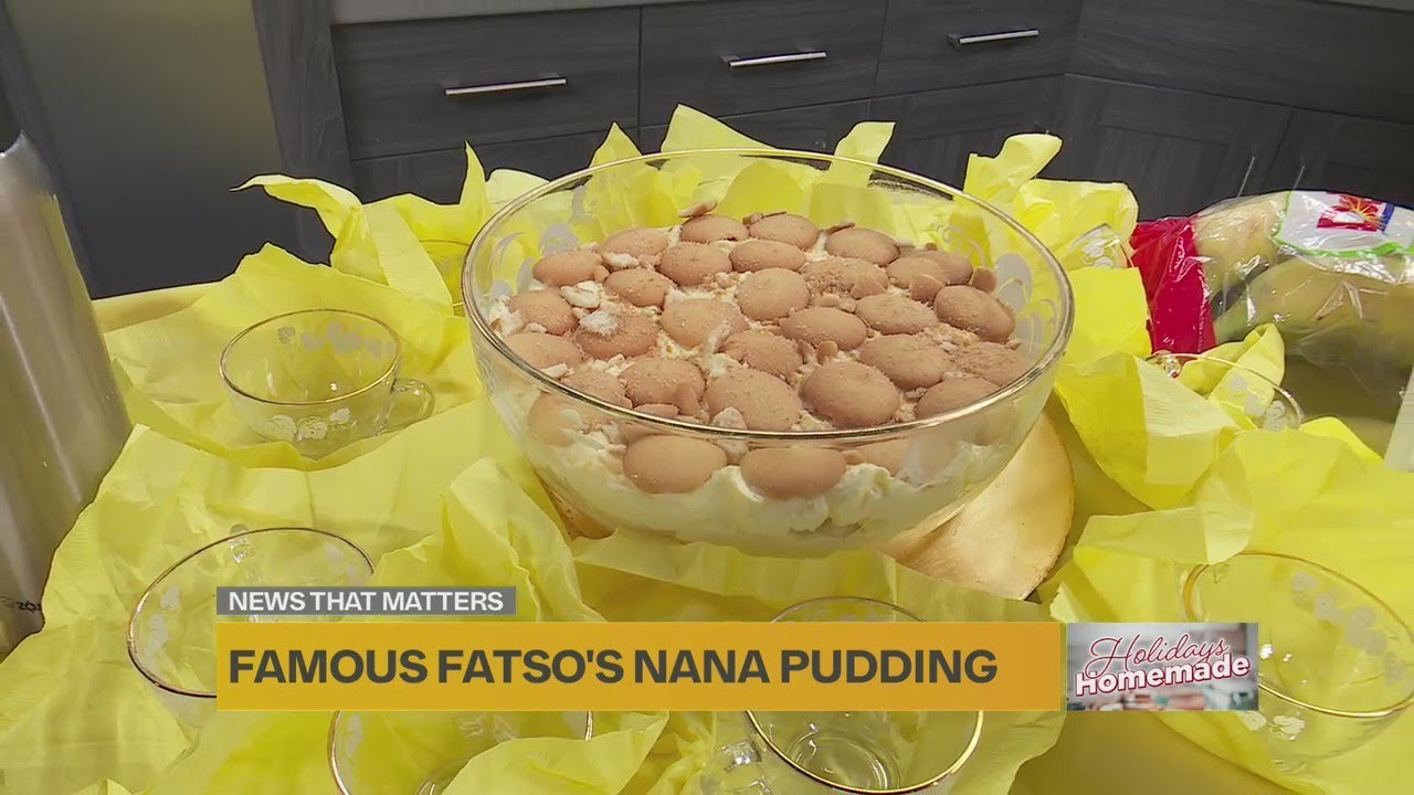 Holiday treats from Famous Fatso's 'Nana Pudding - YouTube