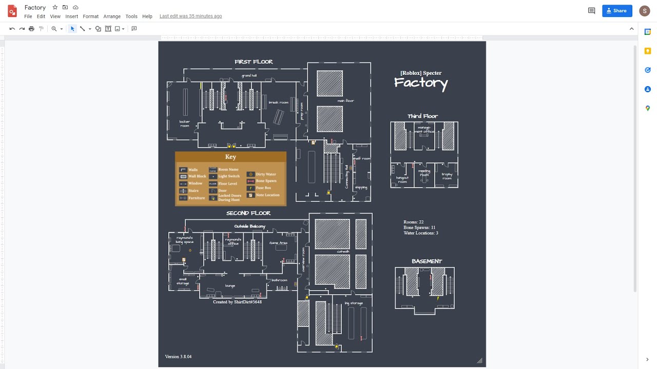 FACTORY MAP/BLUEPRINT/LAYOUT - Specter - YouTube