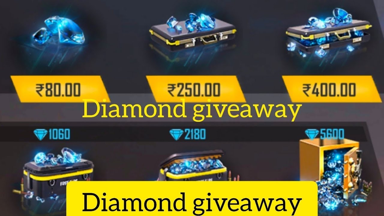 🙏💎💎💎🙏🎮🎮diamond giveaway - YouTube
