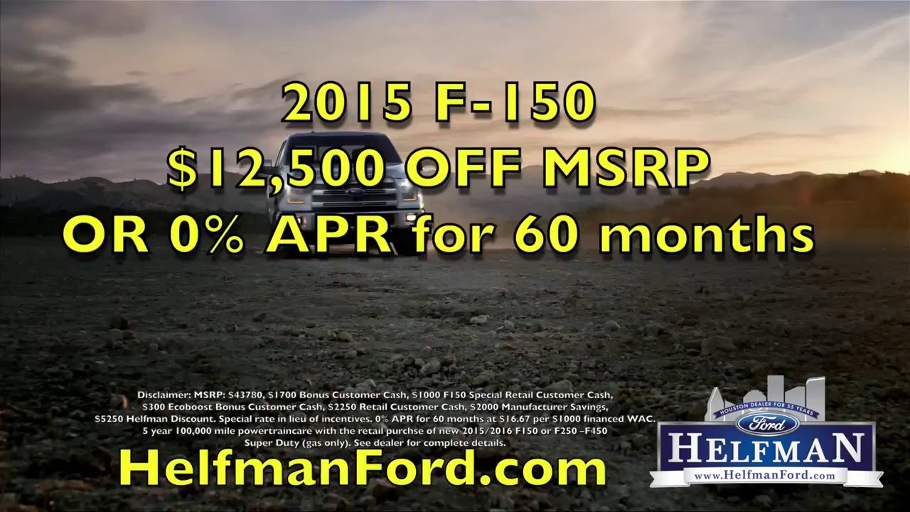 Helfman Ford Truck Month spot 2-16 - YouTube