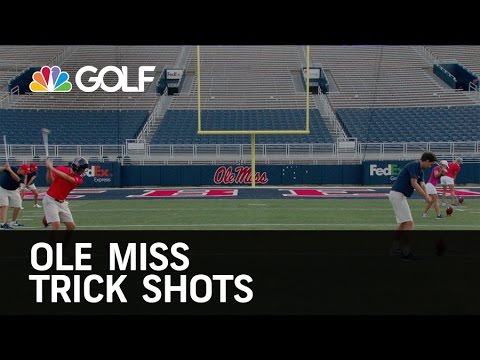 Ole Miss Golf Trick Shots | Golf Channel - YouTube