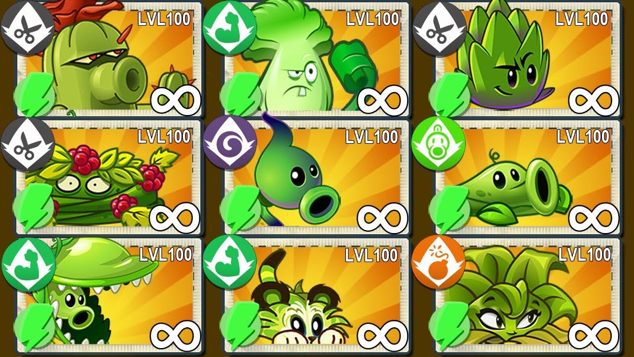 PvZ 2 Bramble Bush & All Plants Level 100 Vs 100 Bikini Buckethead ...