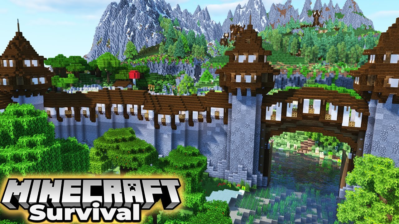 Minecraft City Wall