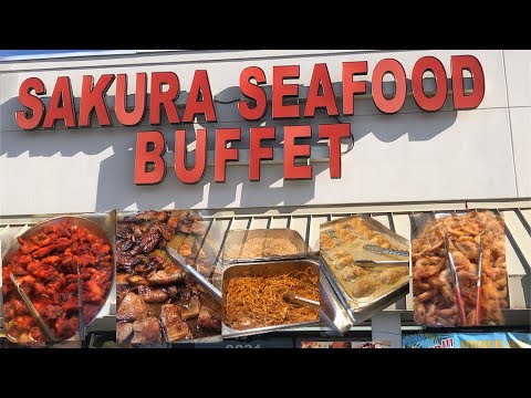 SAKURA SEAFOOD BUFFET | College Park Restaurants | Pink Hamoy - YouTube