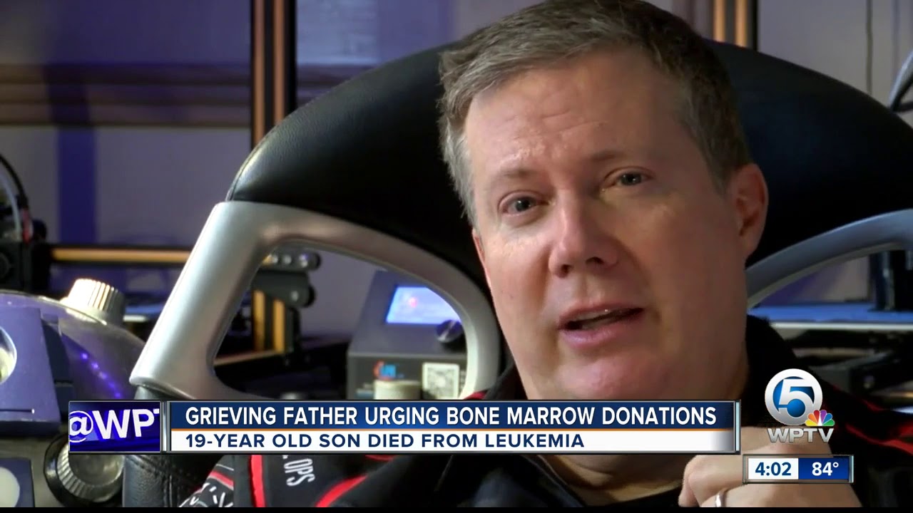 Grieving father urging bone marrow donations - YouTube
