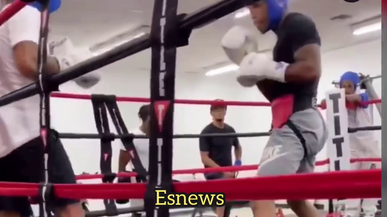 Skills! Gervonta Tank Davis Back in the gym day two of sparring - YouTube