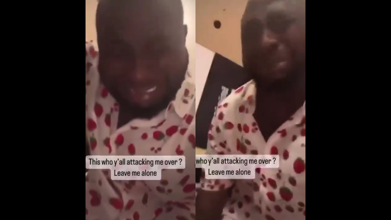 Please, I'm on my knees — Davido crying and begging - YouTube