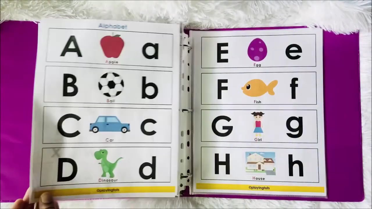 First Learning Book for Toddlers - YouTube