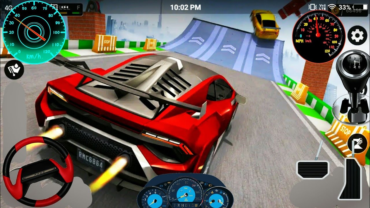 Crazy GT Stunts Car Races 3D - Impossible Mega Tracks Car Racing ...