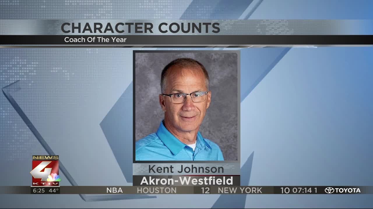 Akron-Westfield's Johnson wins Character Counts Award - YouTube