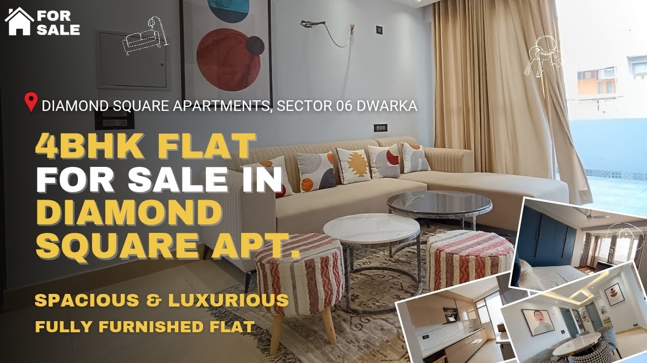 Diamond Square Apartments : Fully Furnished 4BHK Flat for Sale in ...
