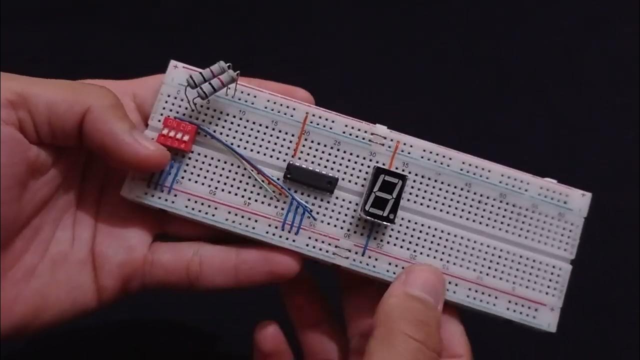 "Praktikum Kuliah Informatika ITSK Soepraoen Malang | Encoder Decoder BCD to Seven Segment ...