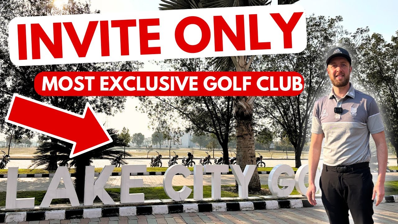 Unseen! The Owner of Lake City Golf invited us to play his private golf ...