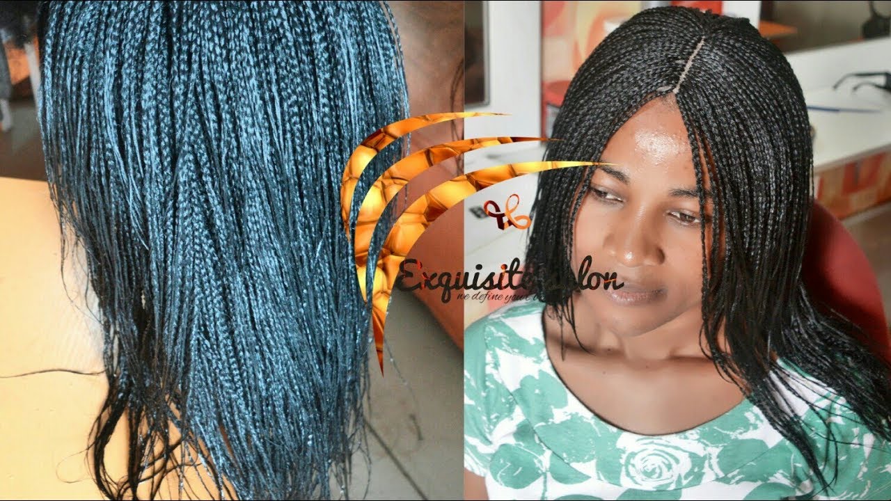 How To Make Box Braid Wig With Out Closure / From Start To Finish - YouTube