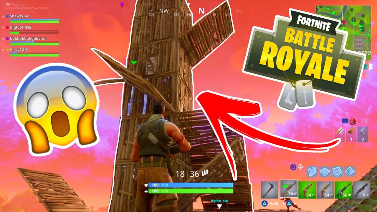 INSANE 50 v 50 GAMEPLAY FORTNITE! - BIG TALL FORT BUILT *OMG* FORTNITE ...