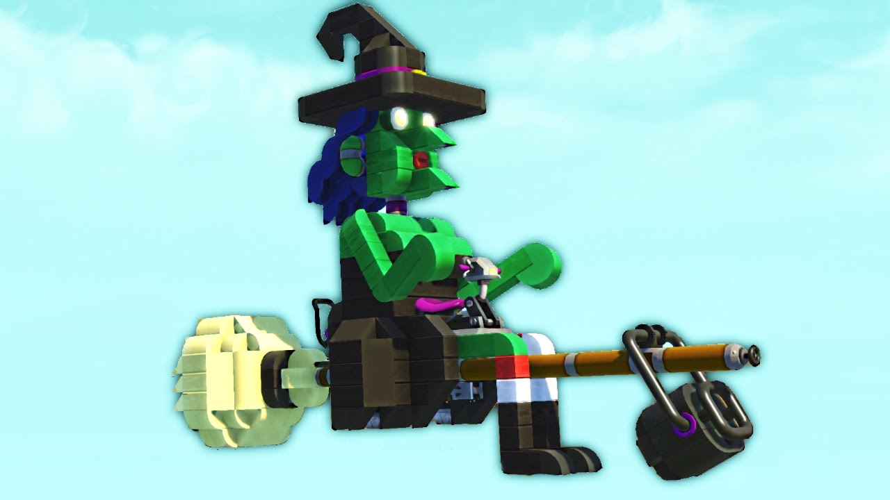 FLYABLE FREAKY WITCH CRAFT! (Scrap Mechanic Workshop) - YouTube