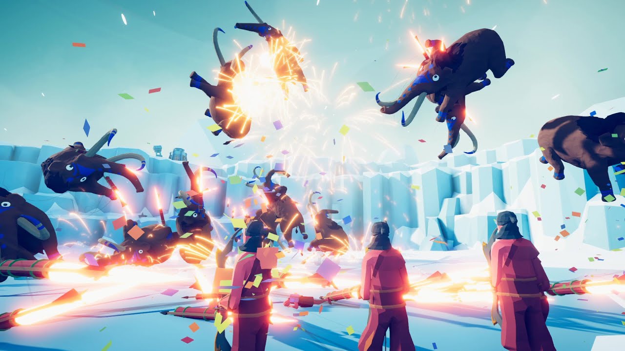 Big Fireworks & Cheerleaders vs Units [DLC] Bugs TABS Totally Accurate ...
