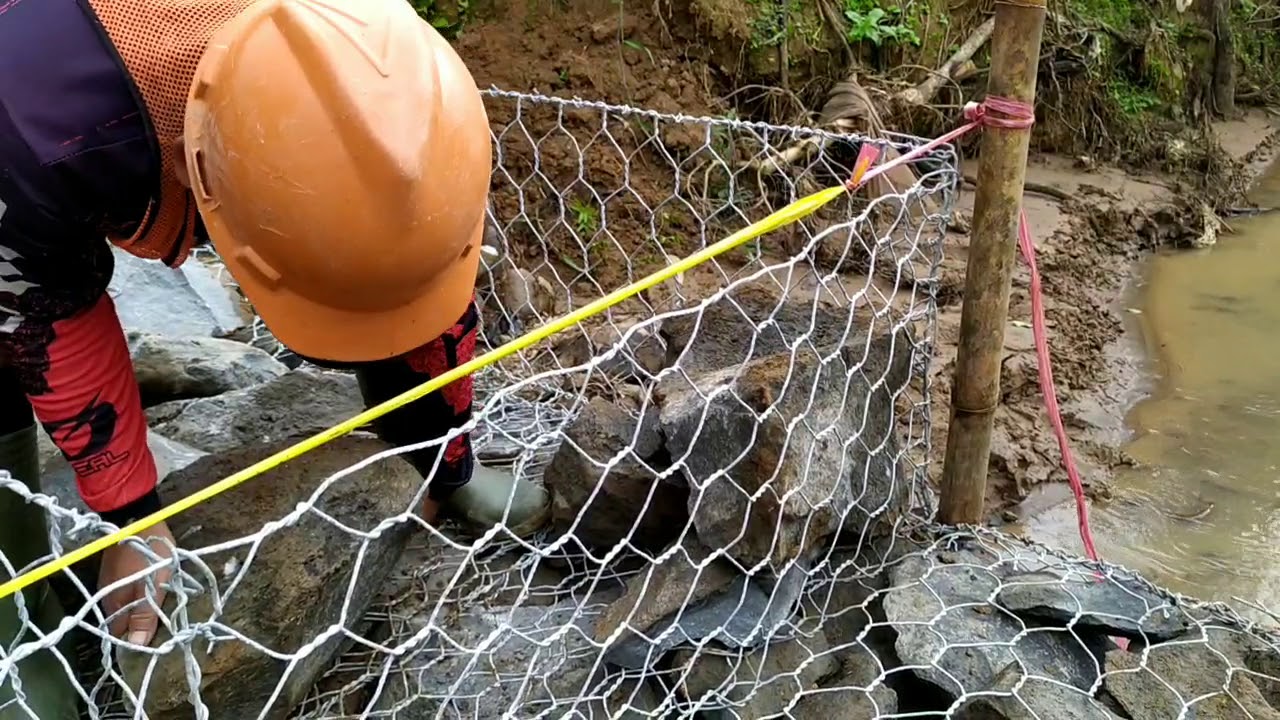 Cara Unik Teknik Memasang Bronjong YouTube