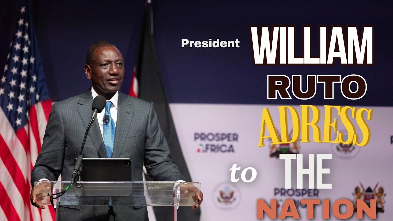 LIVE: PRESIDENT WILLIAM RUTO'S NATIONAL ADDRESS FROM STATE HOUSE - YouTube