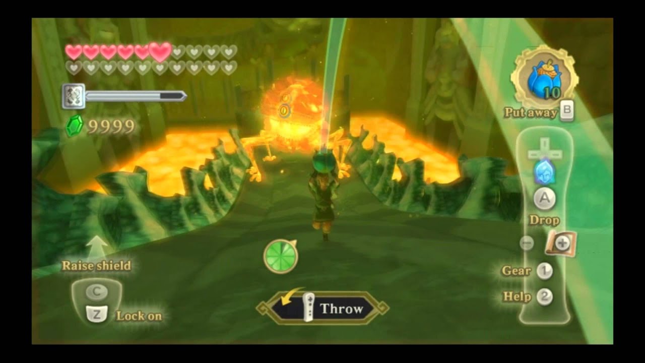 Zelda Skyward Sword: Scaldera Boss Fight - YouTube