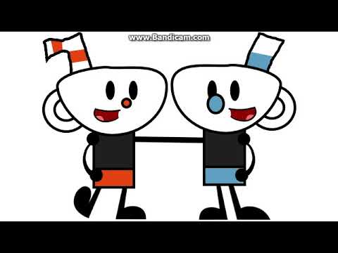 Cuphead and Mugman with BFDI Assets - YouTube