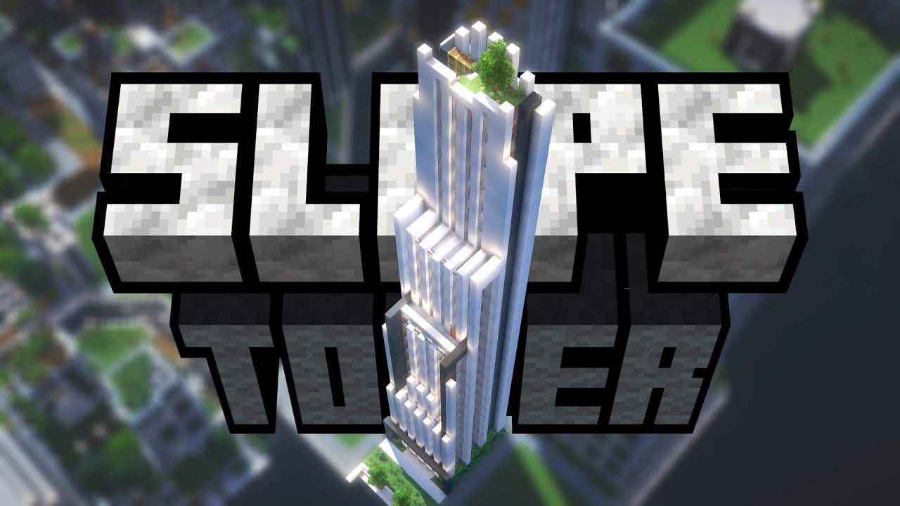 SLOPE TOWER | #minecraft #tutorial - YouTube