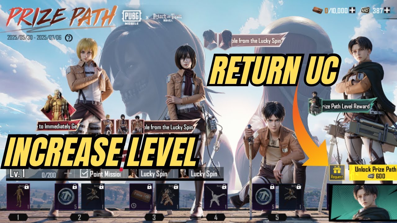PRIZE PATH UC RETURN EVENT IN PUBG MOBILE | NEW PRIZE PATH IS HERE ...