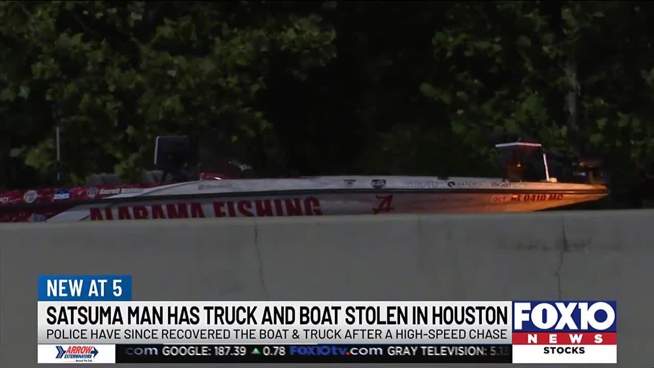 Satsuma man's truck, boat stolen, taken on high-speed chase through ...