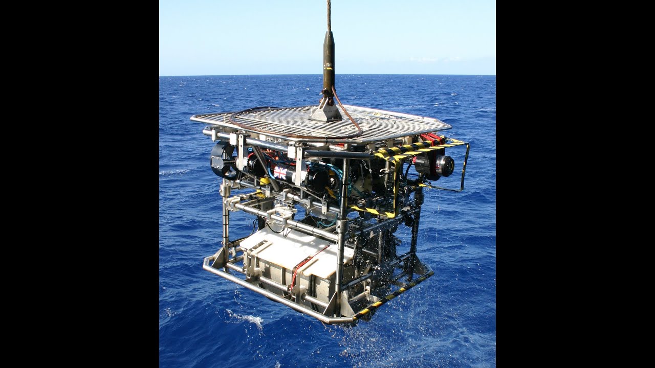 Deployment of the ROV 'HyBIS' from the RRS Discovery, a Time Lapse ...