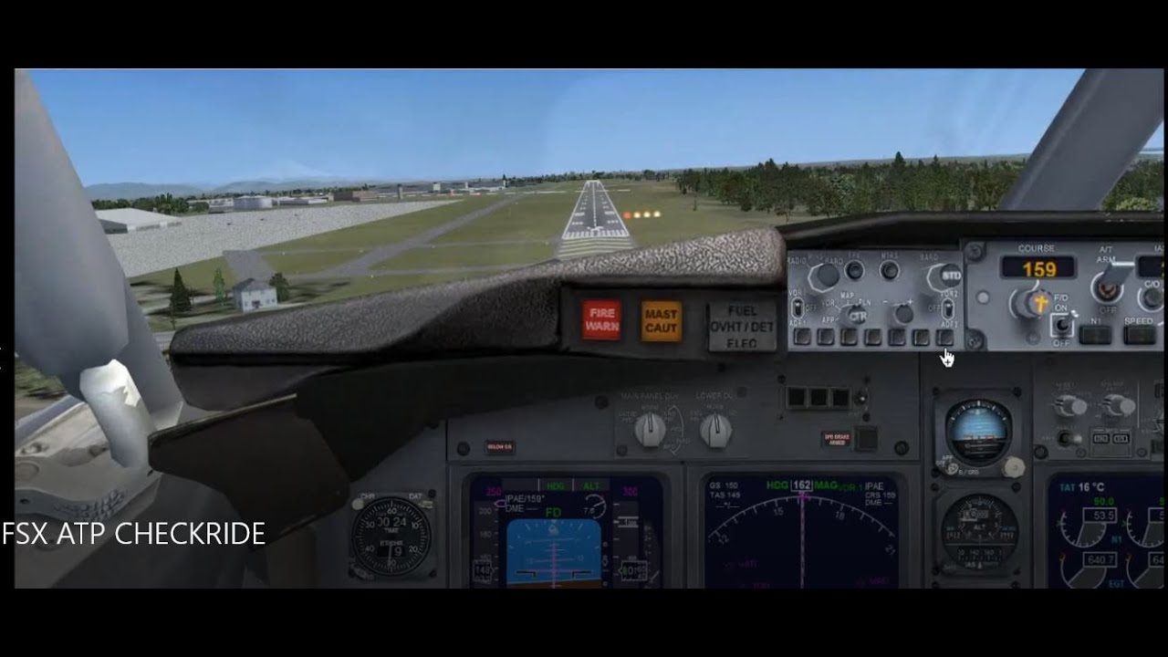 FSX ATP CHECKRIDE - YouTube