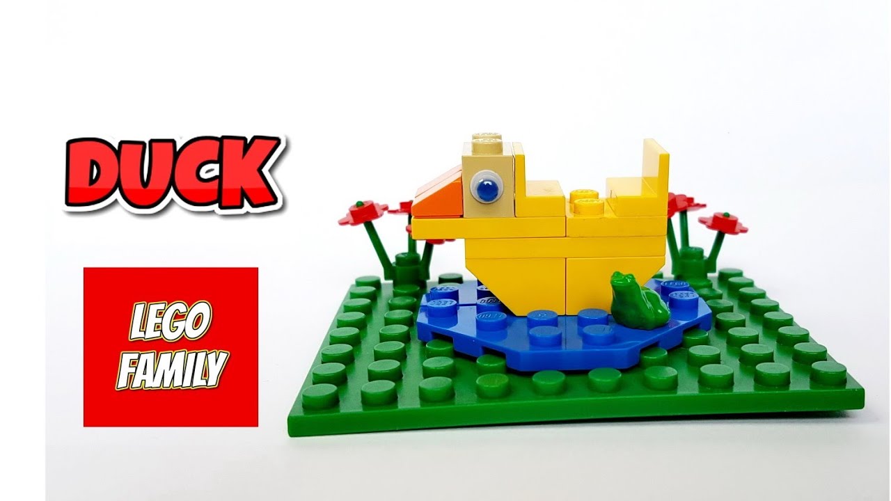 How to Build a LEGO Duck #LegoFamily - YouTube