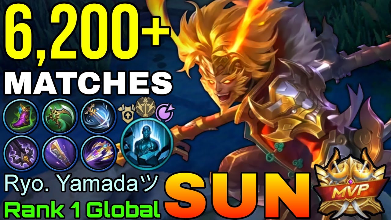 6,200+ Matches Sun Perfect Gameplay - Top 1 Global Sun by Ryo. Yamadaツ ...