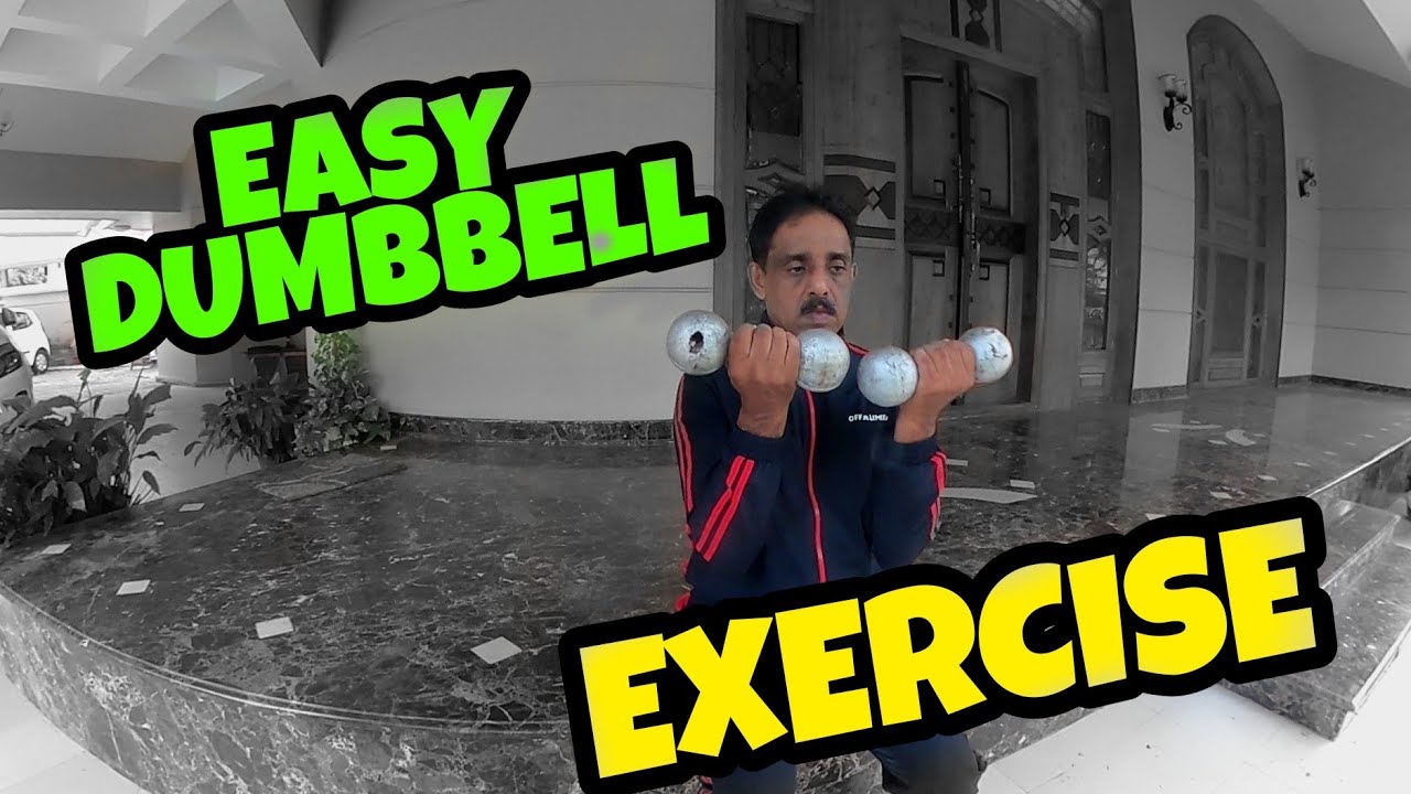 EASY DUMBBELL EXERCISE FOR STRENGTHENING HANDS - YouTube