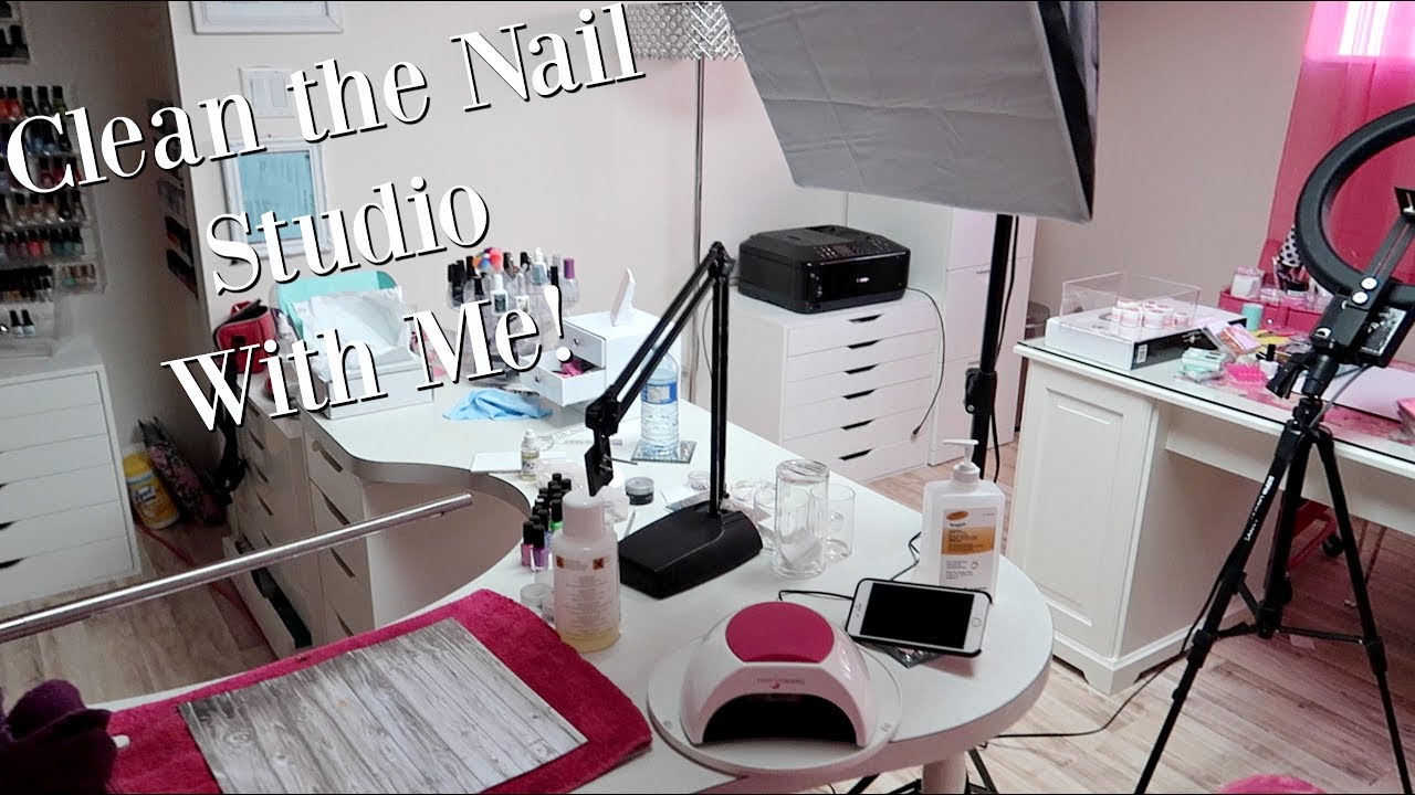 Speed Clean! | Cleaning the Nail Studio - YouTube