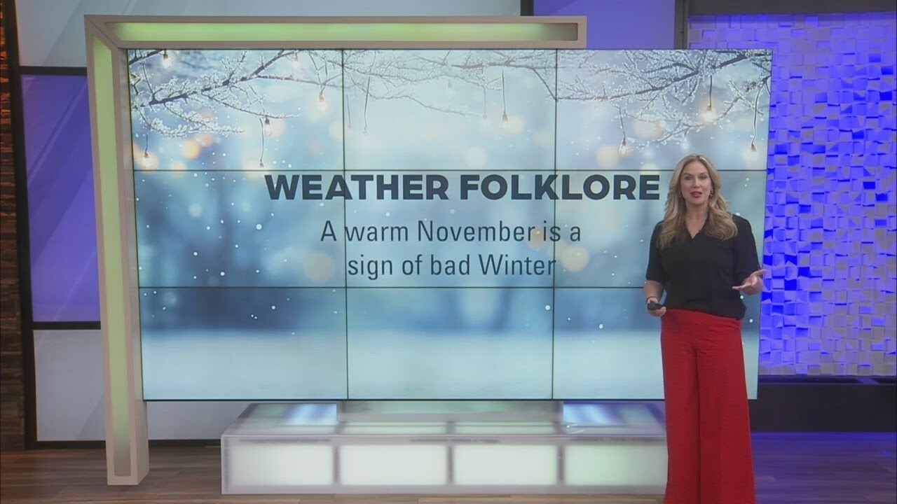 Winter forecast according to weather folklore - YouTube