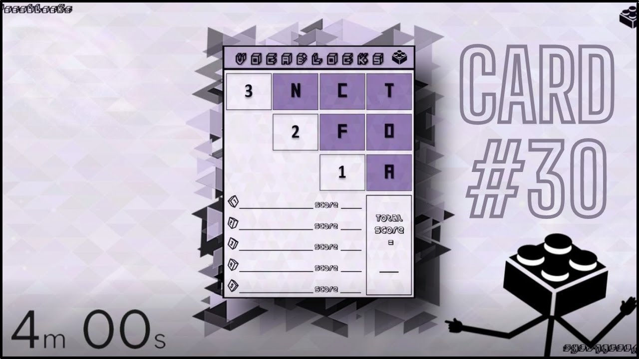 Vocablocks - The Vocabulary Game - Card #30 - YouTube