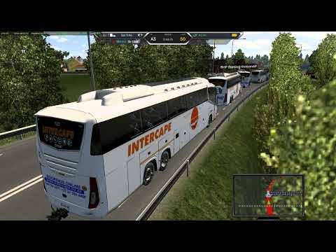 Intercape Bus Driving : The Ultimate ETS2 Bus Convoy! 🚍 - YouTube