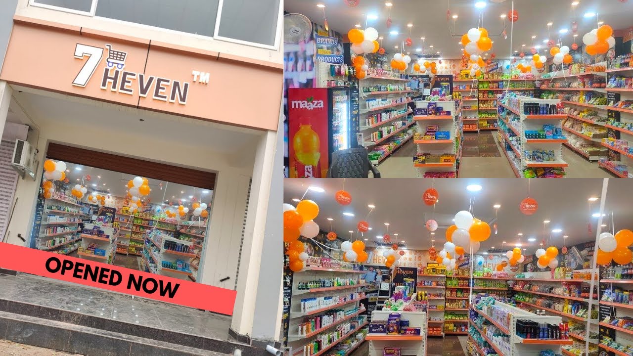 7Heven Supermarket | Bhopal MP 1000sq ft - YouTube